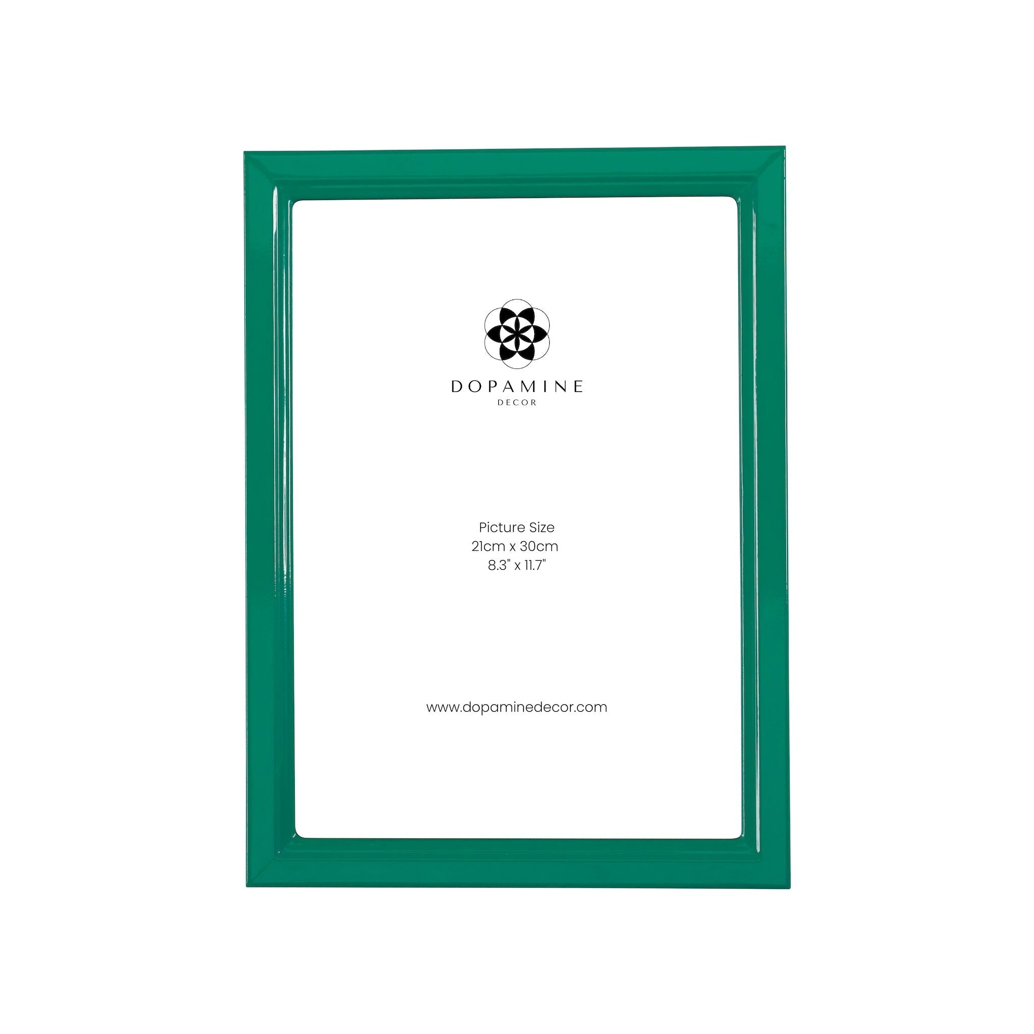 Green Lacquer Picture Frame – Dopamine Decor
